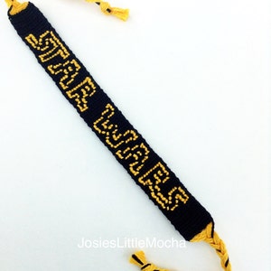 Star Wars Bracelet / Star Wars Friendship Bracelet / Disney Movie ...