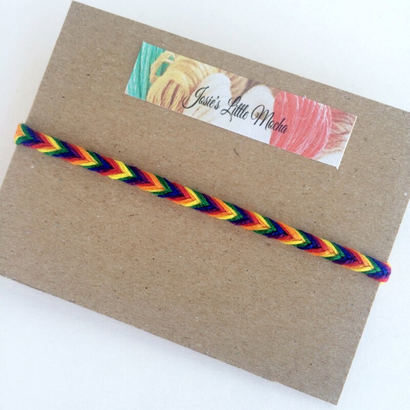 Rainbow Bracelet - Etsy