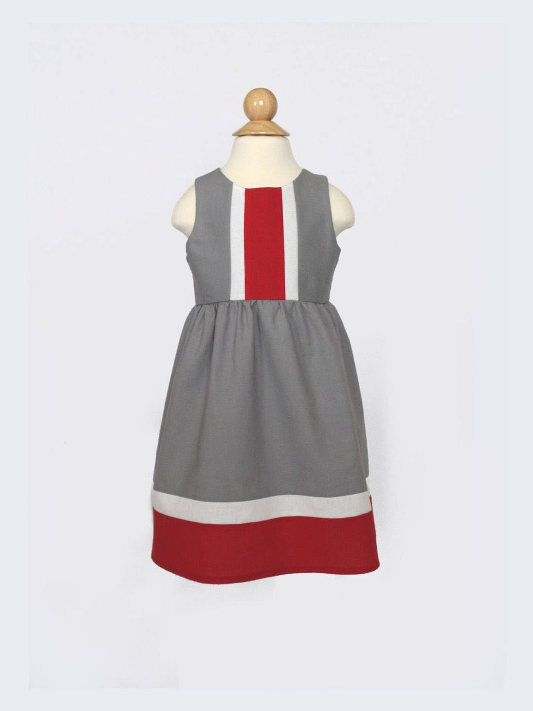 Scarlet & Grey Baby Dress: Ohio State Inspired Toddler Outfit - Etsy