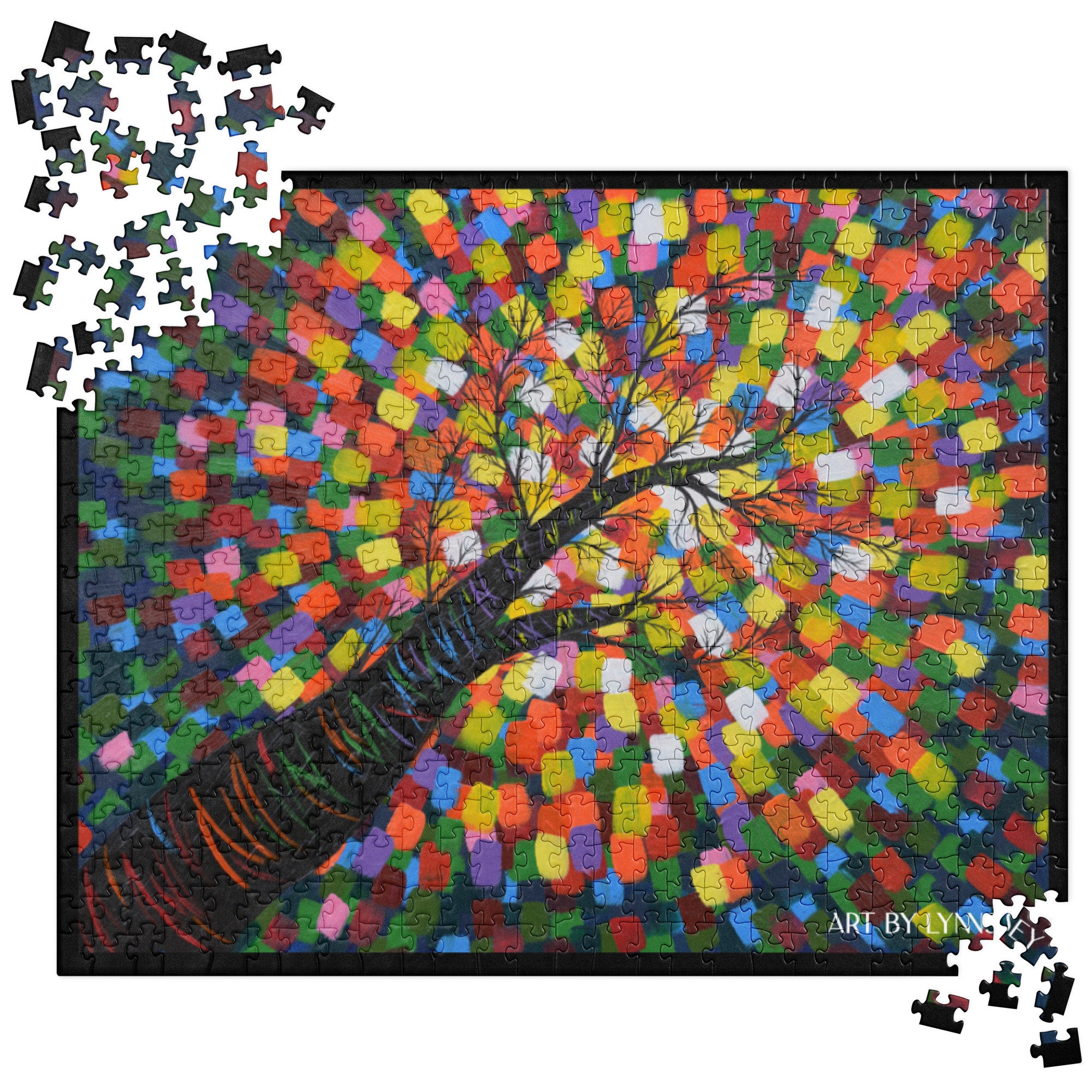Tree of Hope Painting Jigsaw Puzzle - Etsy