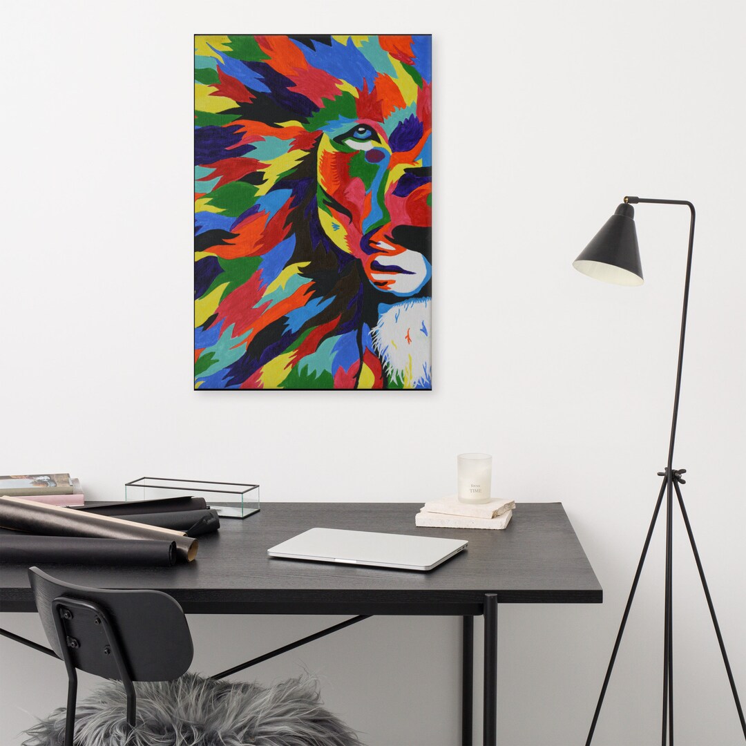 The Color of Courage Canvas Print - Etsy