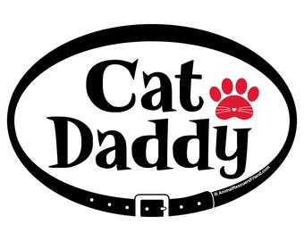 Cat Daddy Sticker - Etsy