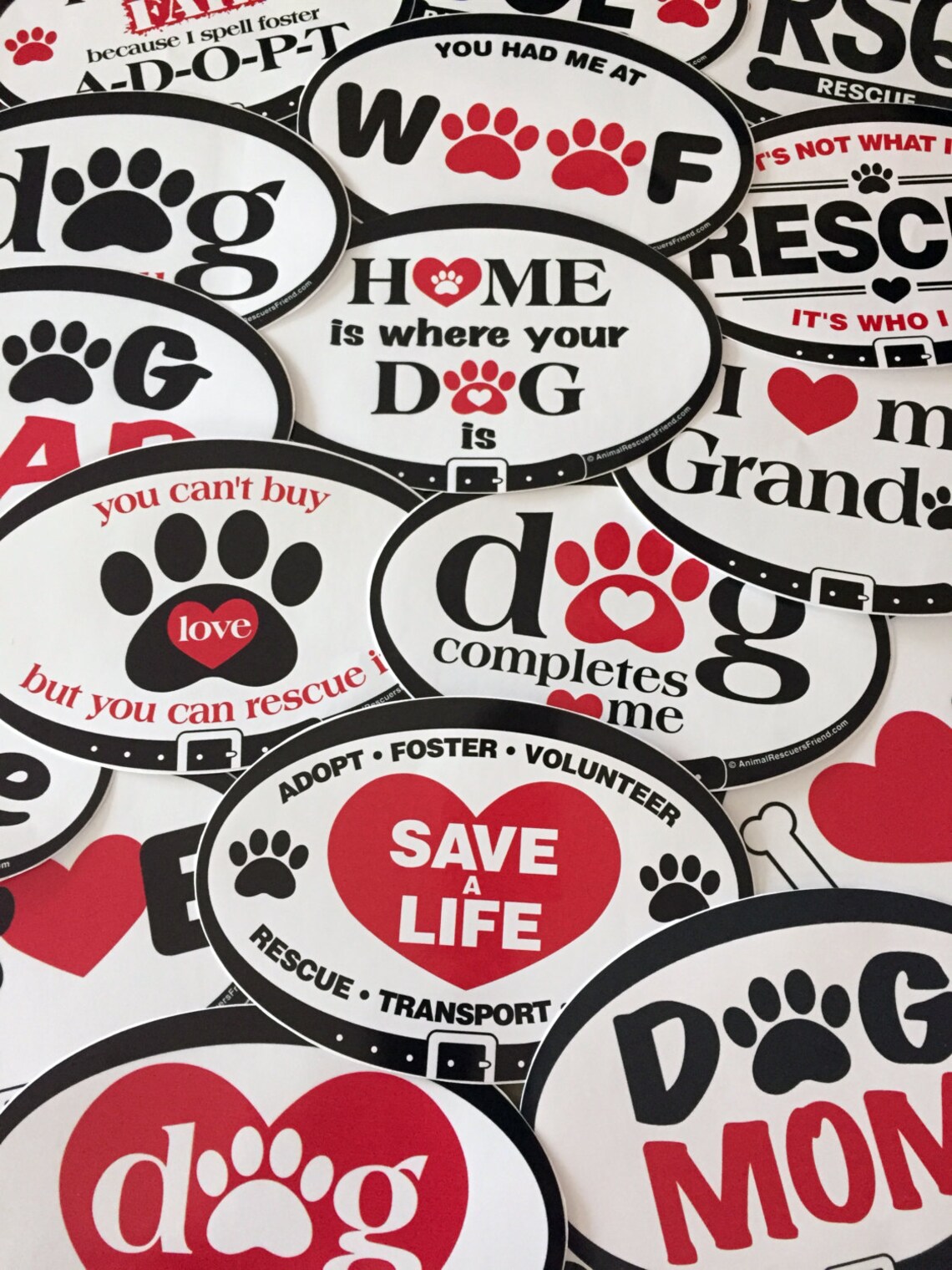 DECAL Fur Auntie Euro Pet Car Decal 4x6 Oval Vinyl | Etsy