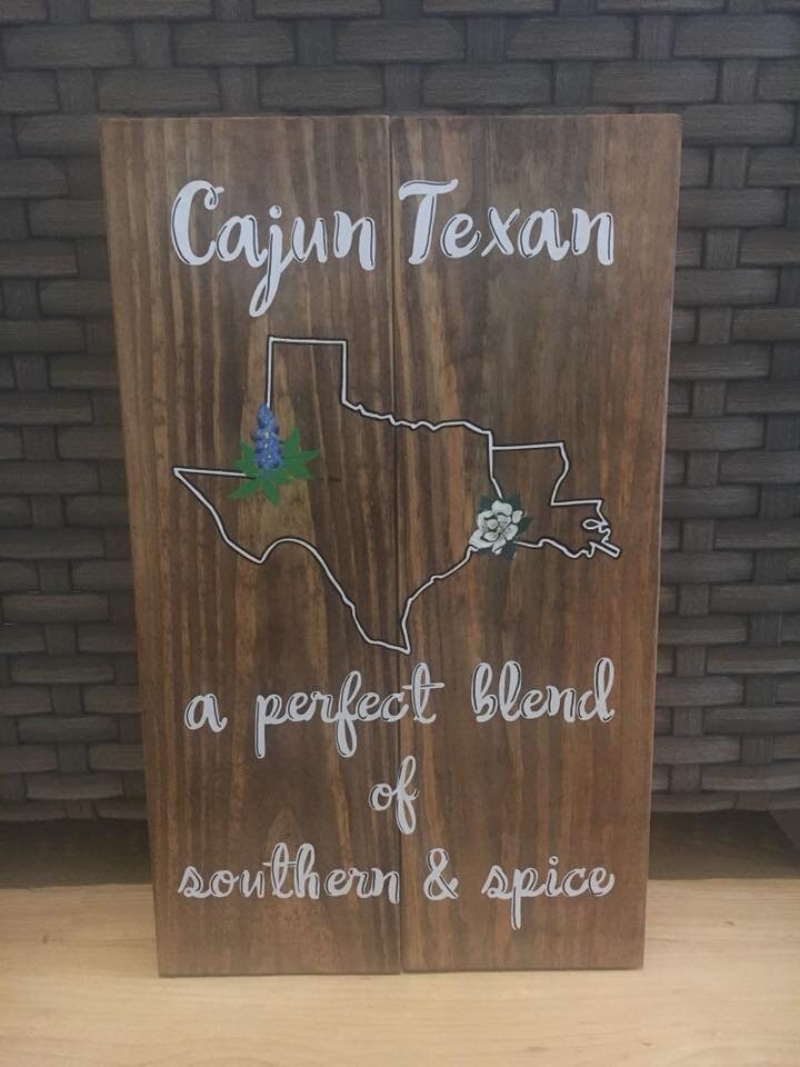 Cajun Texan Sign - Etsy