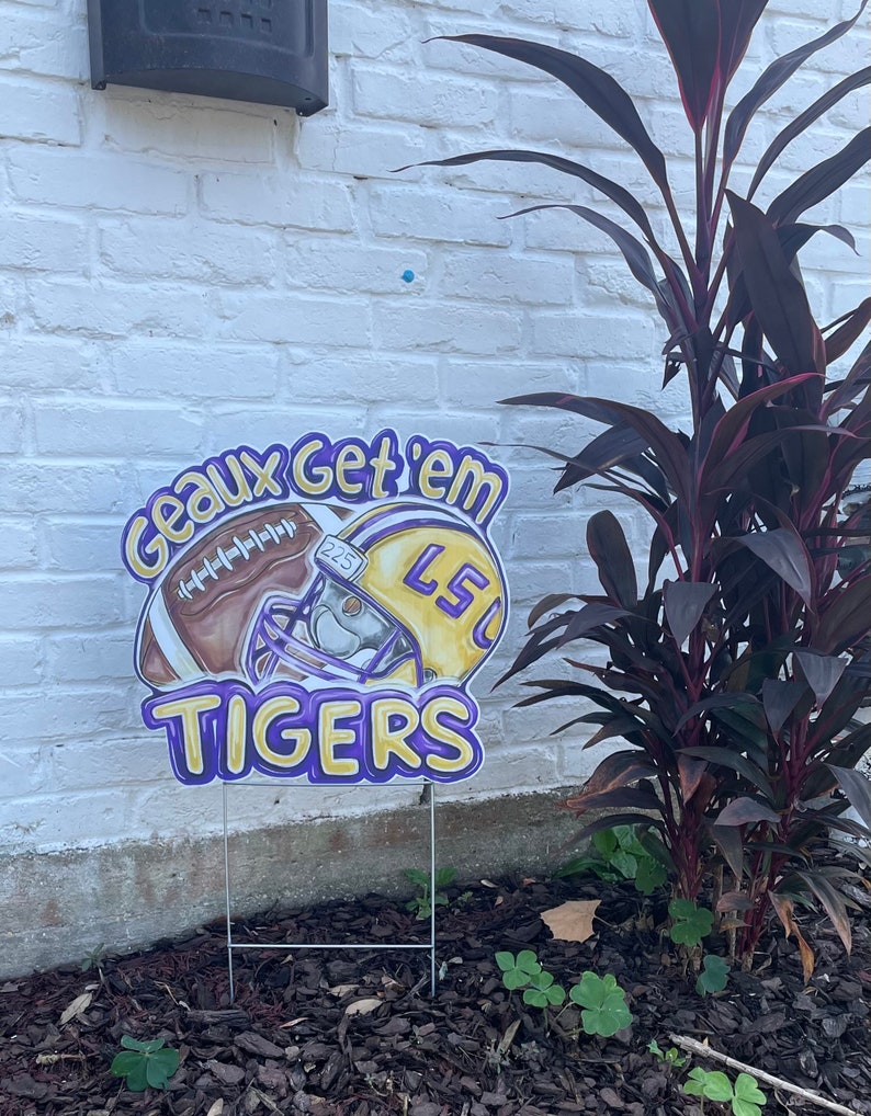 Saints/lsu Yard Sign - Etsy