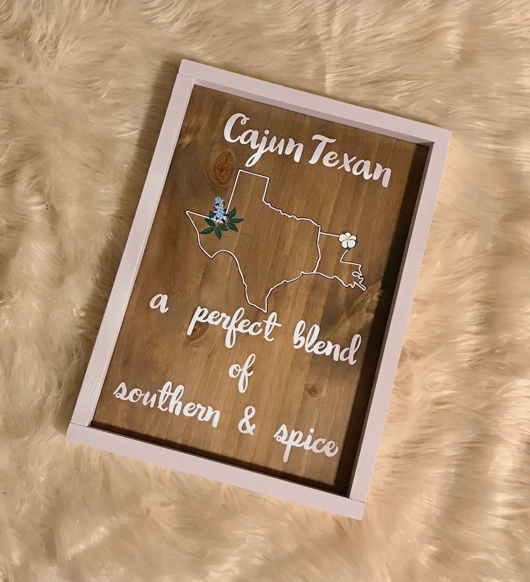 Cajun Texan Sign - Etsy