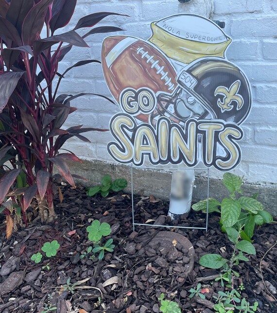 Saints/lsu Yard Sign - Etsy