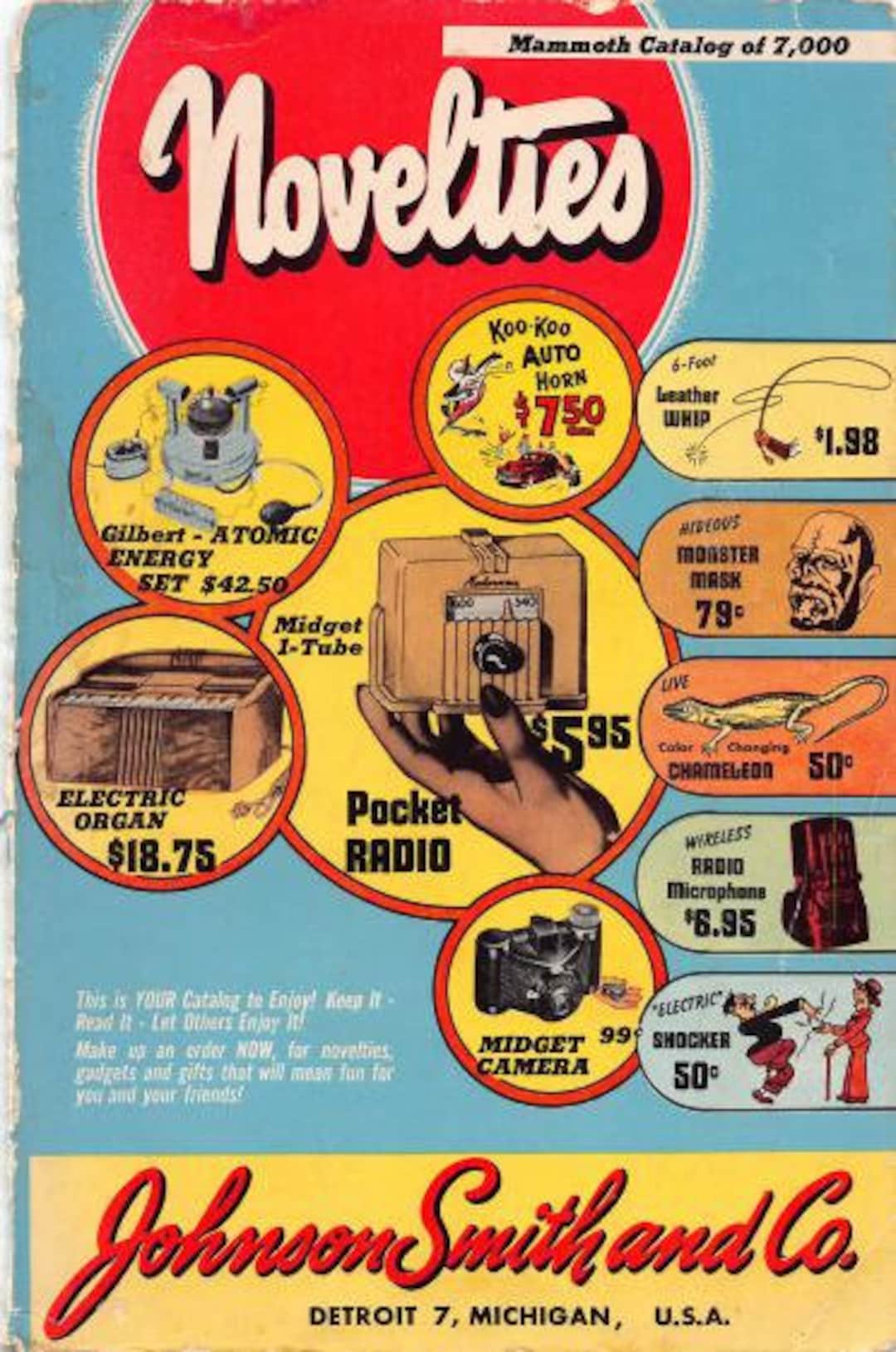 Rare 1951 Johnson Smith Massive Catalog - Etsy