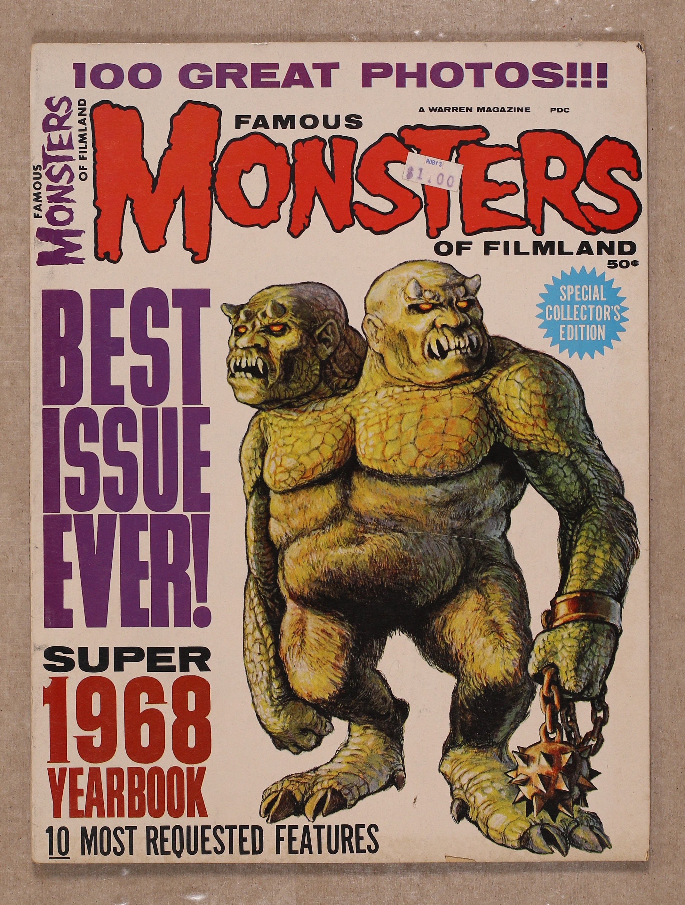 Famous Monsters 1968 Year Book - Digital Download - Etsy Canada