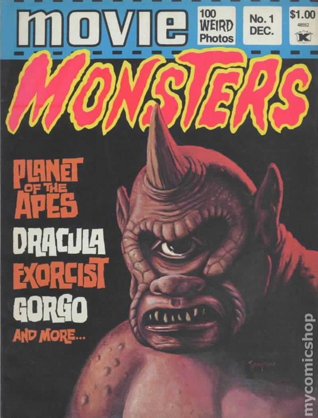 Movie Monsters Magazines. 3 Issues PDF Download - Etsy