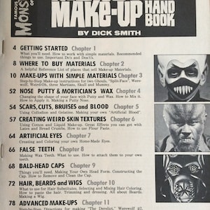 Famous Monsters of Filmland Do It Yourself Monster Make-up Handbook in ...