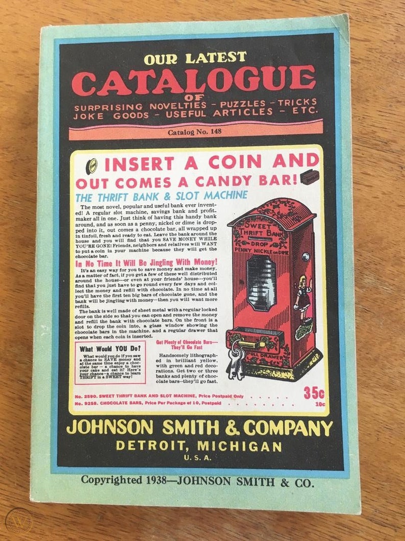 1938 & 1979 Johnson Smith Novelty Catalogs in Digital PDF - Etsy 1938 & 1979 Johnson Smith Novelty Catalogs in Digital PDF - Etsy