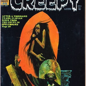 Creepy Magazine Covers - Etsy