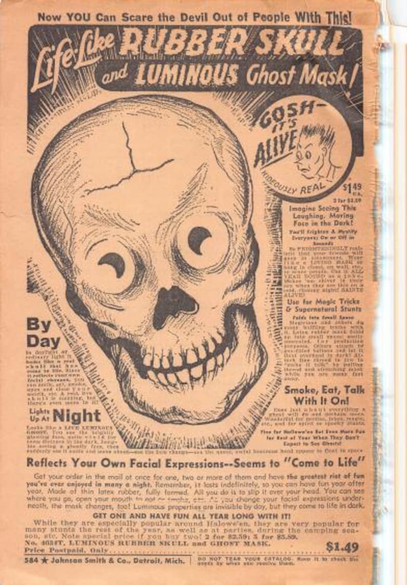 Rare 1951 Johnson Smith Massive Catalog - Etsy