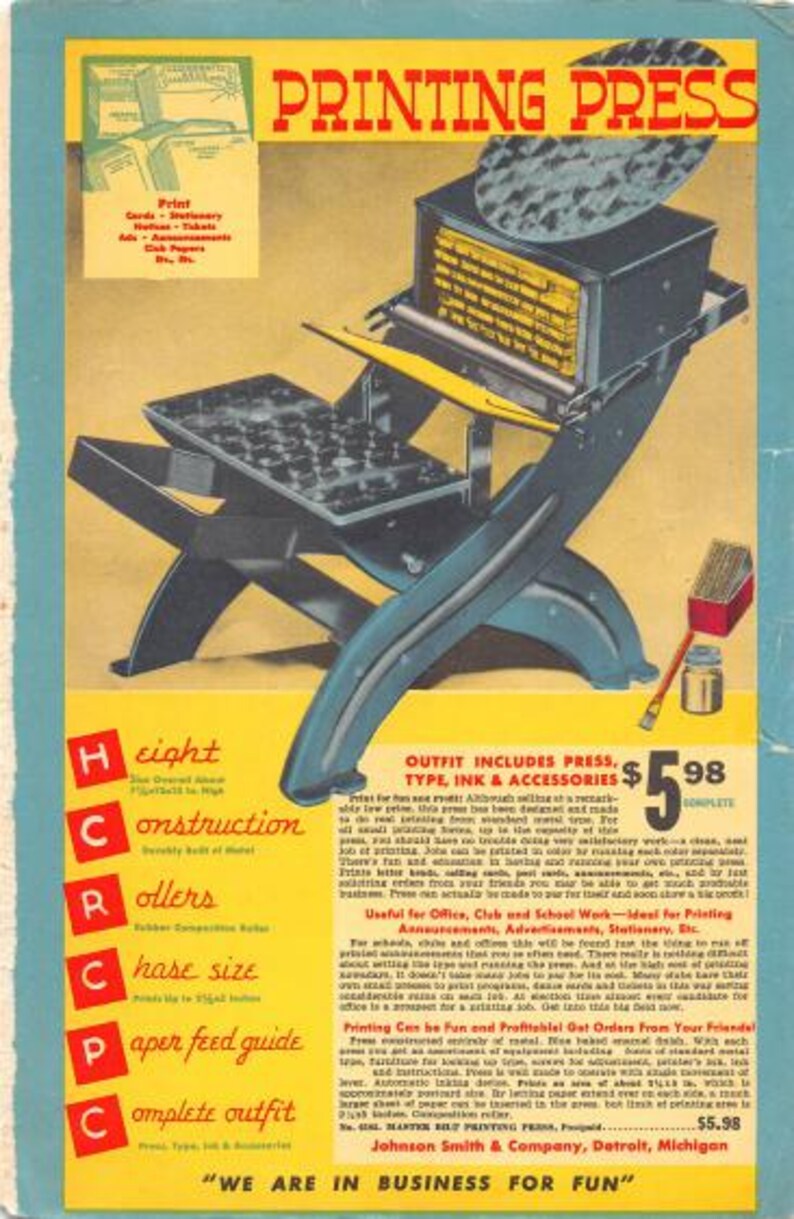 Rare 1951 Johnson Smith Massive Catalog - Etsy