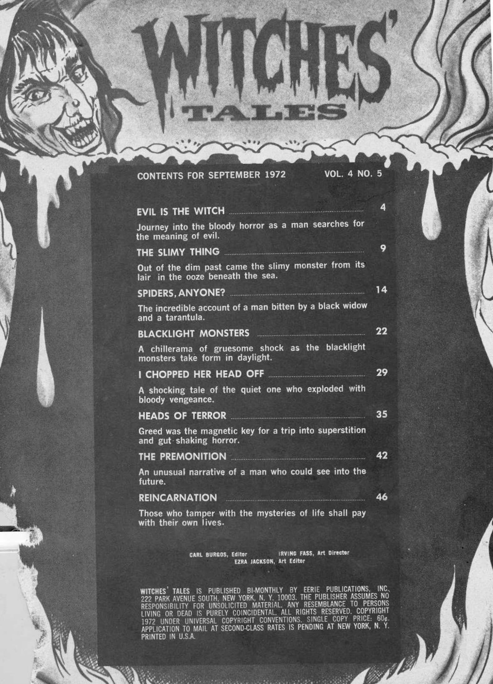 Witches' Tales Sept. 1972 PDF - Etsy