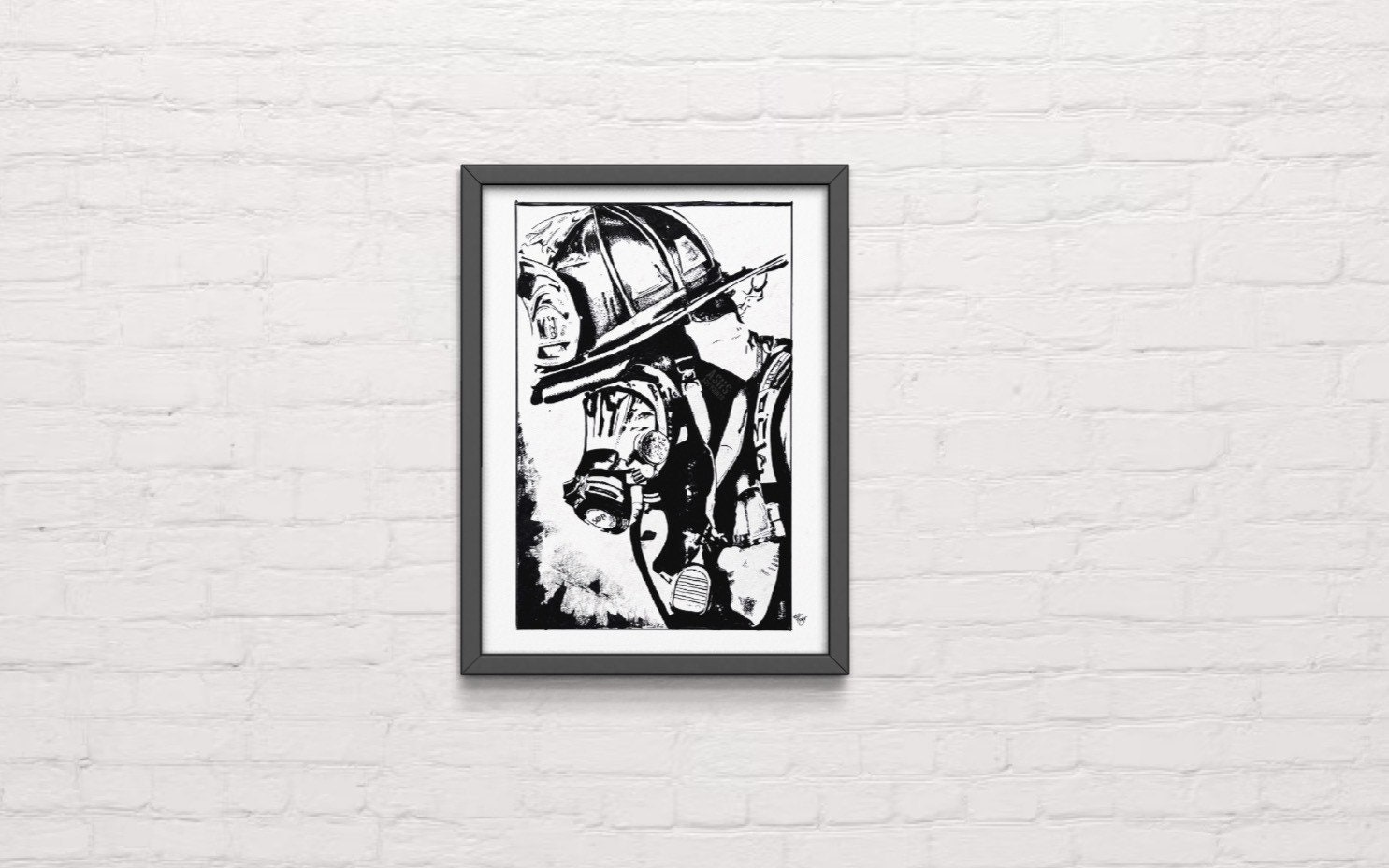 FIREFIGHTERS PRINT - Etsy