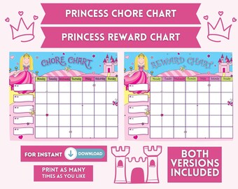 Boys Reward Chart, Knight Chore Chart, Printable Daily Kids Chore Chart ...