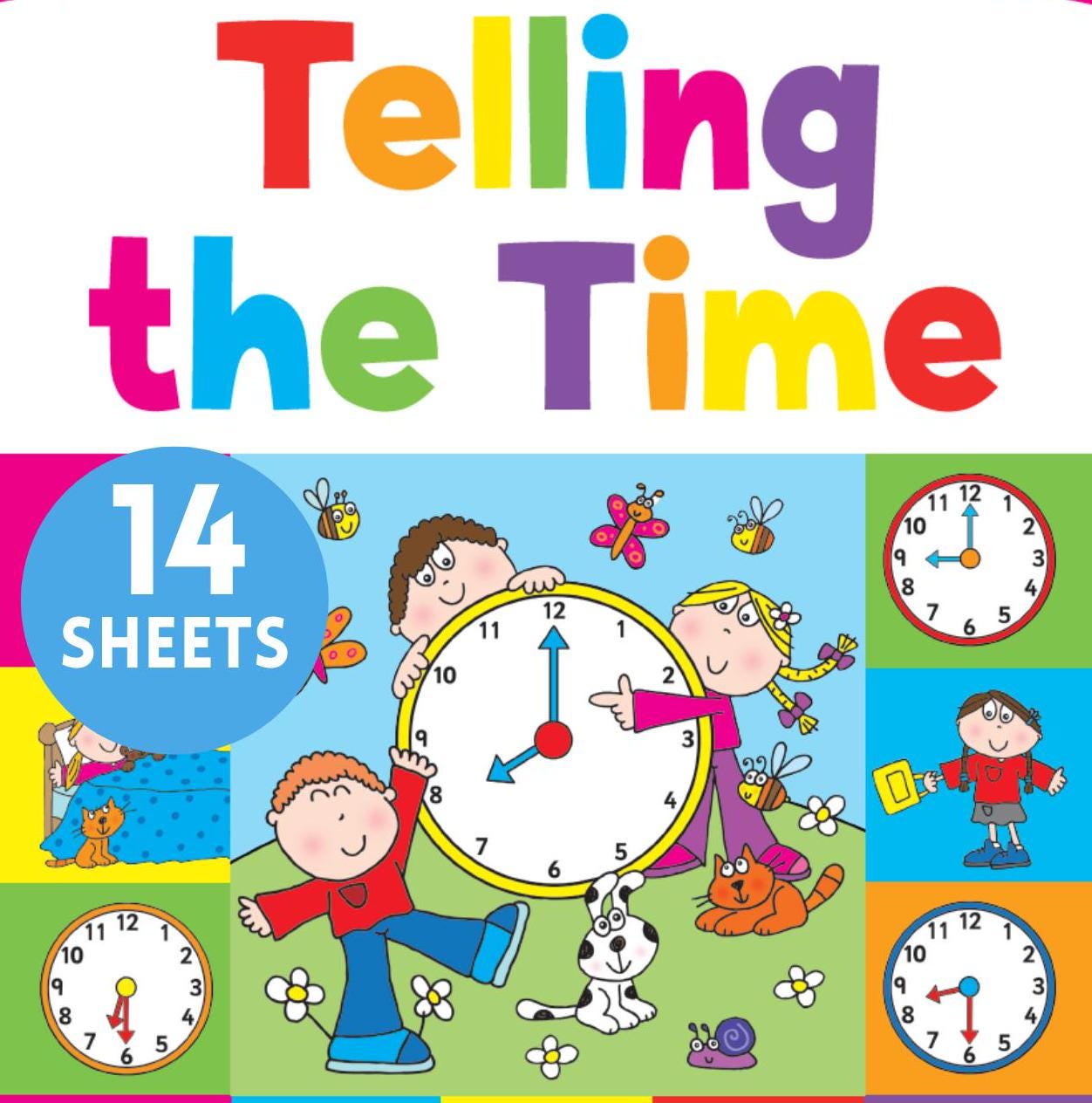 Tell the Time Activity Sheets, Instant Download, Printable Telling Time ...