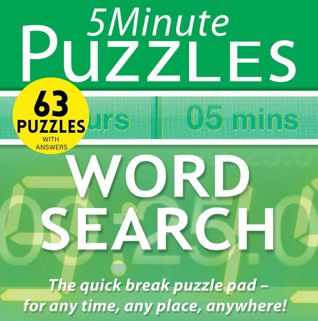 Wordsearch Puzzle Pages With Solutions: Brain Teasers (instant Download ...
