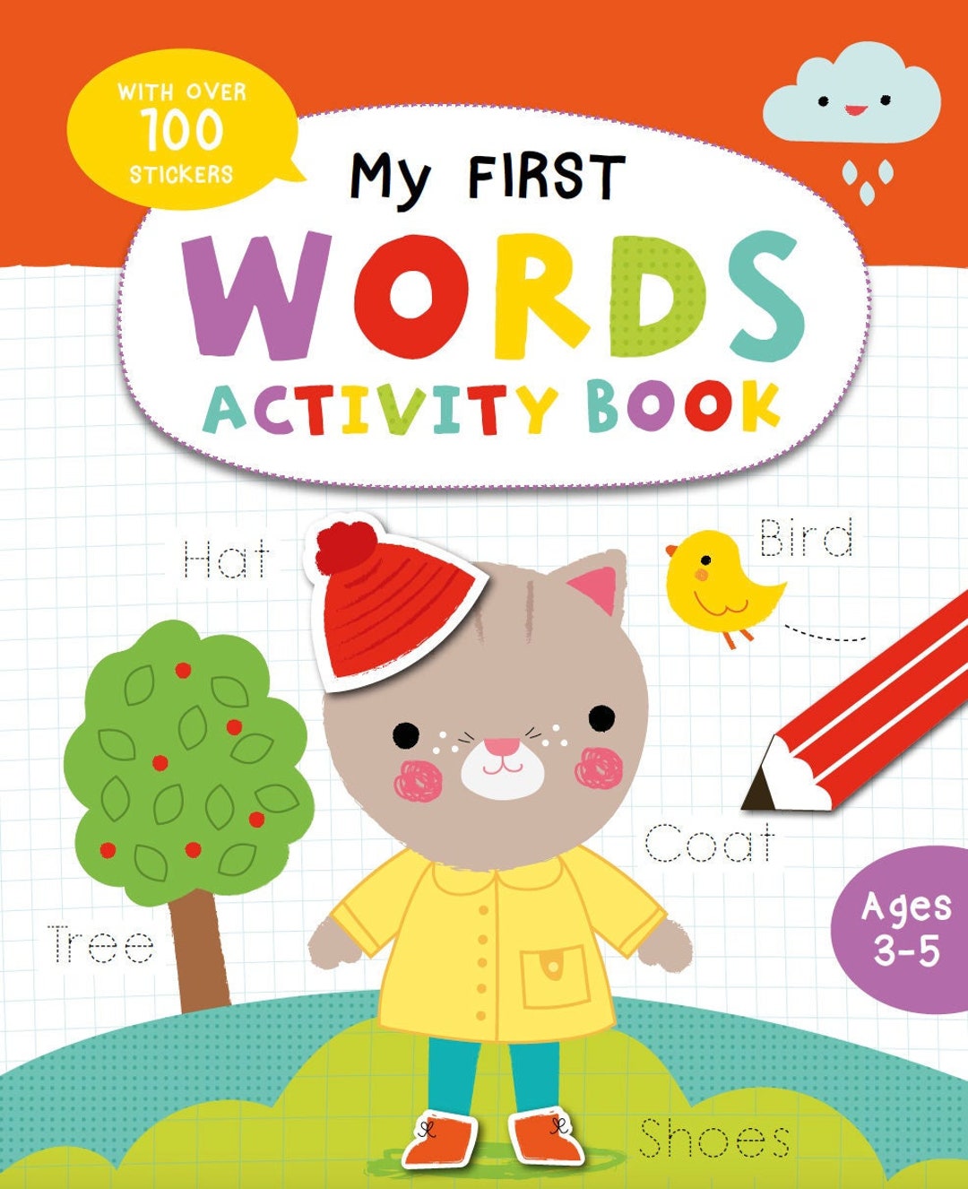 My First Words Sticker Activity Book, Child Activity Book Gift ...