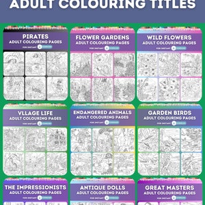 Great Masters of Art Adult Coloring Famous Artists Colouring Book ...