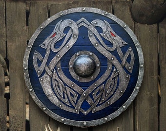 Eivor Valhalla Raven Authentic Battleworn Viking Shield | Etsy