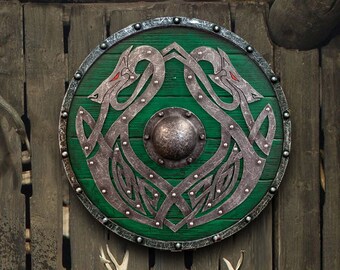 Eivor Valhalla Raven Authentic Battleworn Viking Shield | Etsy