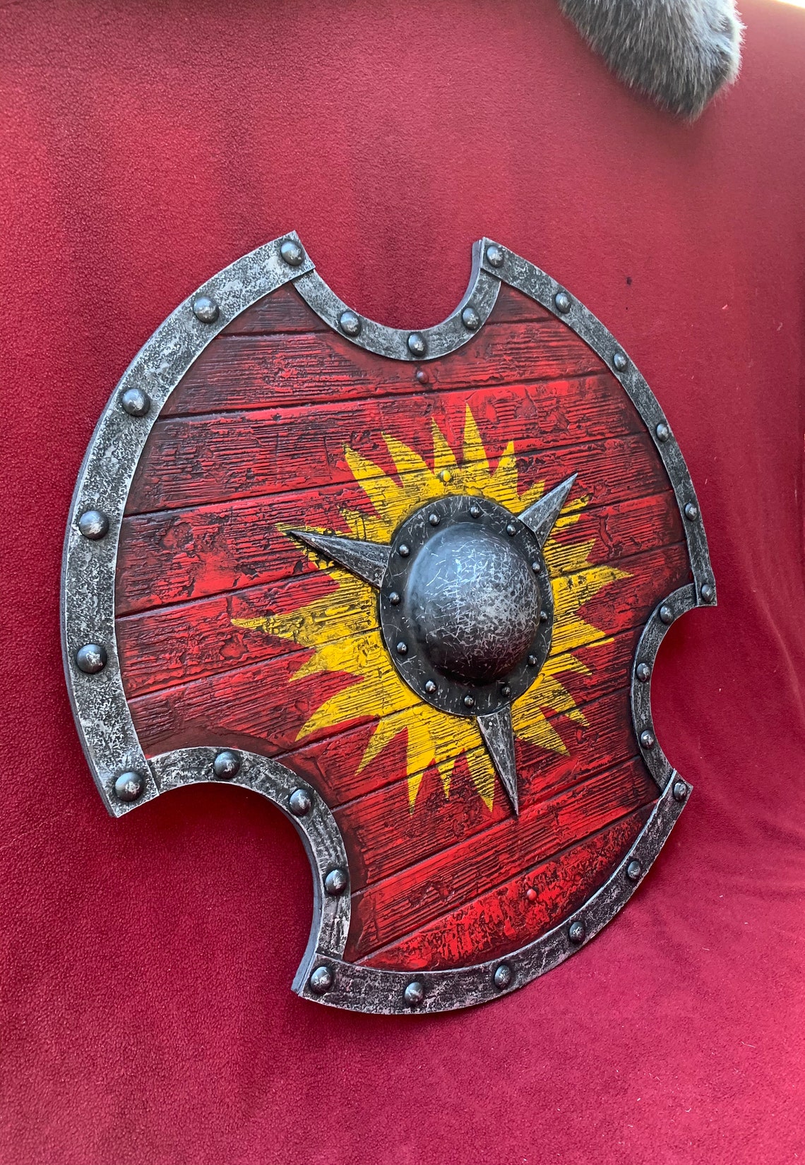 Valkyrie Authentic Viking Shield - Etsy