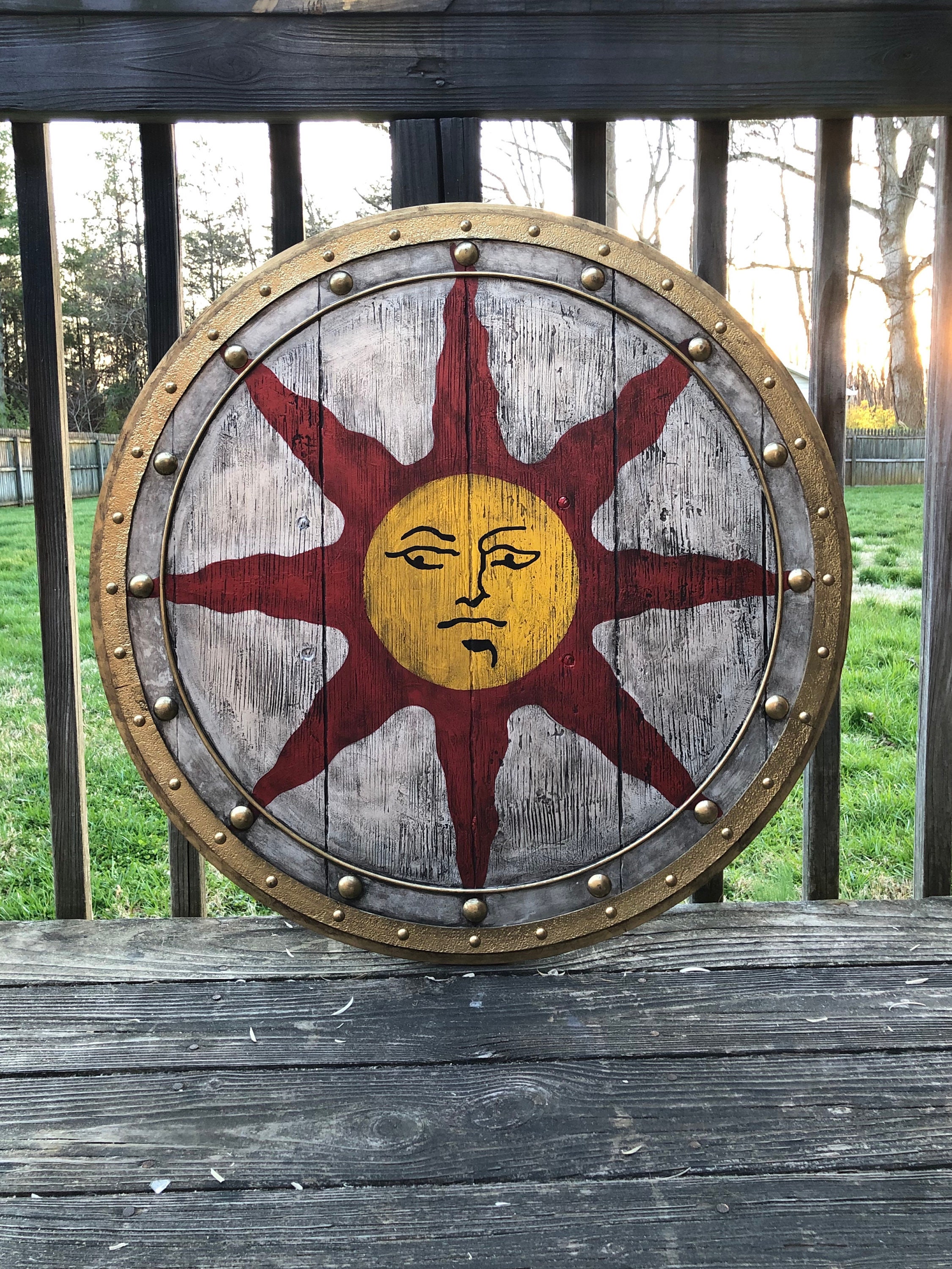 Sunlight Battleworn Shield Cosplay/display | Etsy