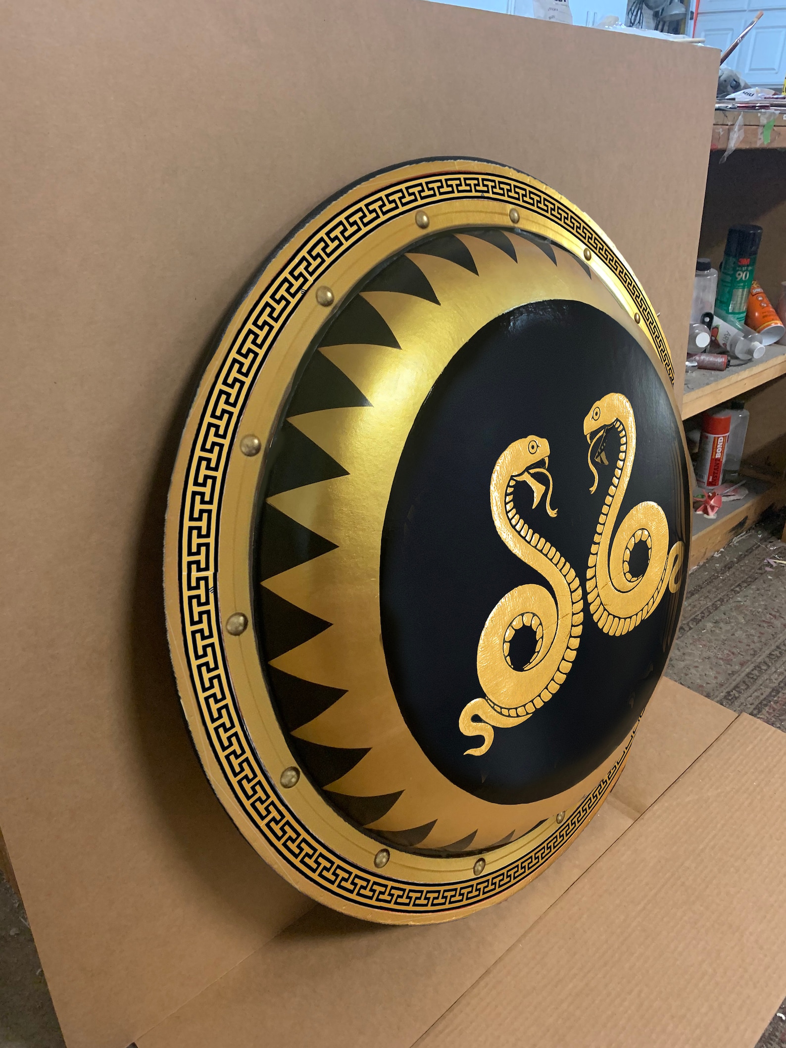 Authentic Greek Hoplite Double Snake Shield - Etsy