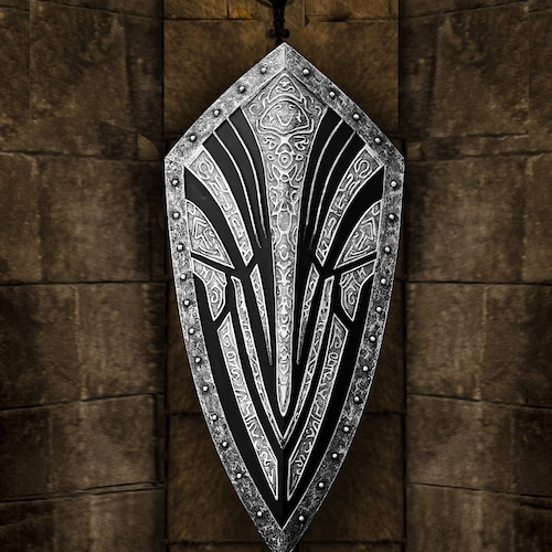 Black Knight Shield Cosplay LARP Display - Etsy