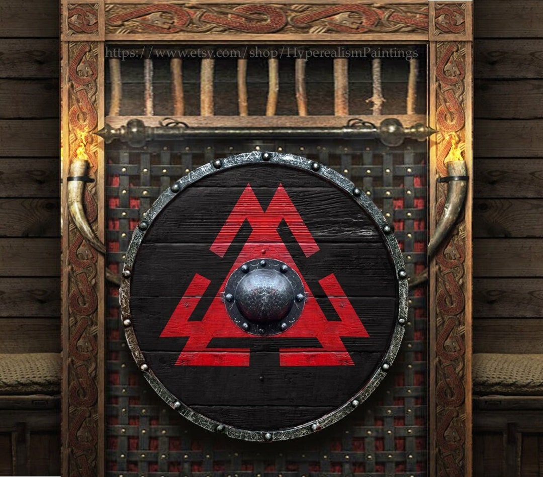 Novgorod Vikings Valhalla Authentic Battleworn Viking Shield - Etsy