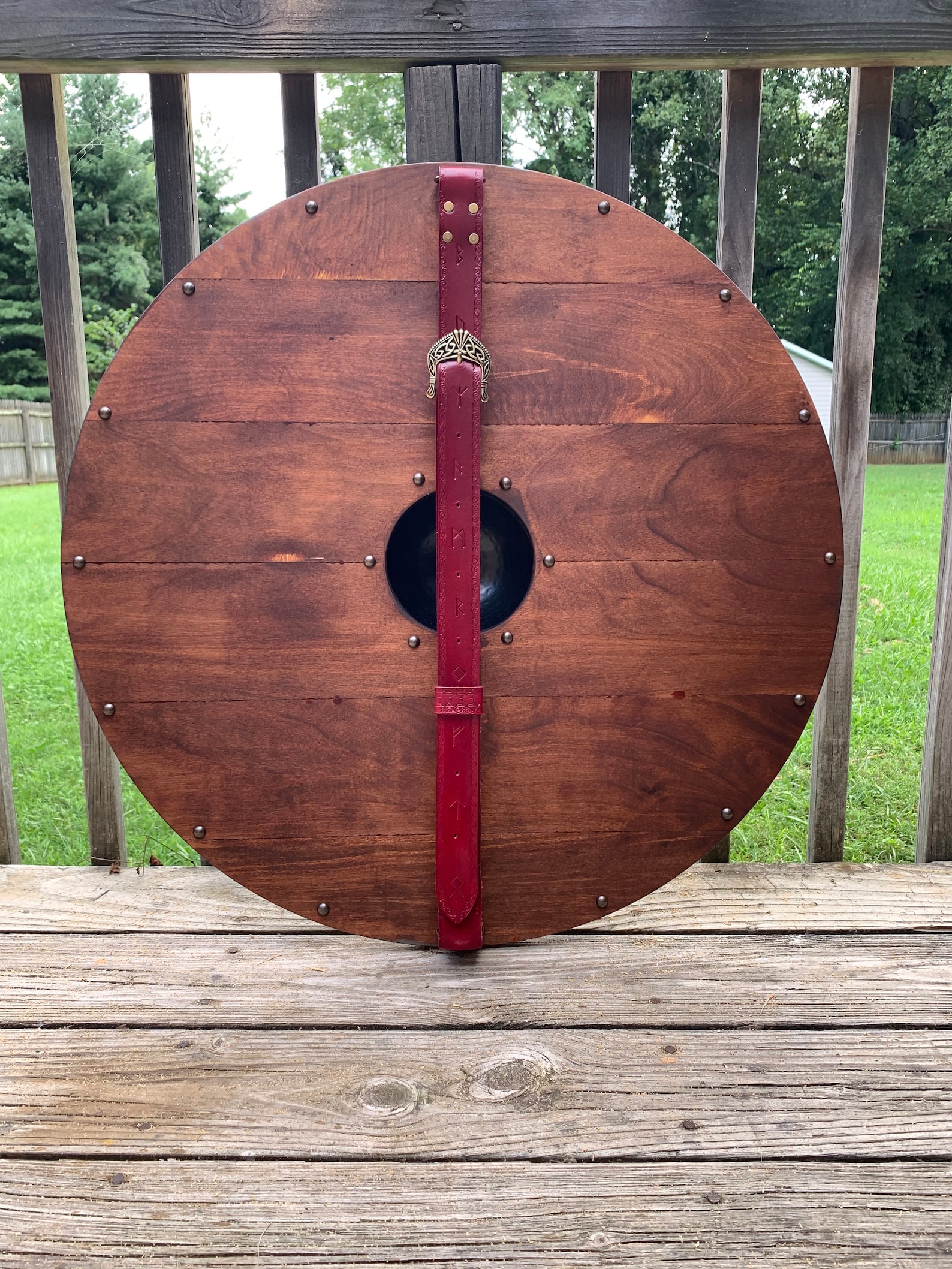 Tostigs Viking Shield With Belt Strap | Etsy