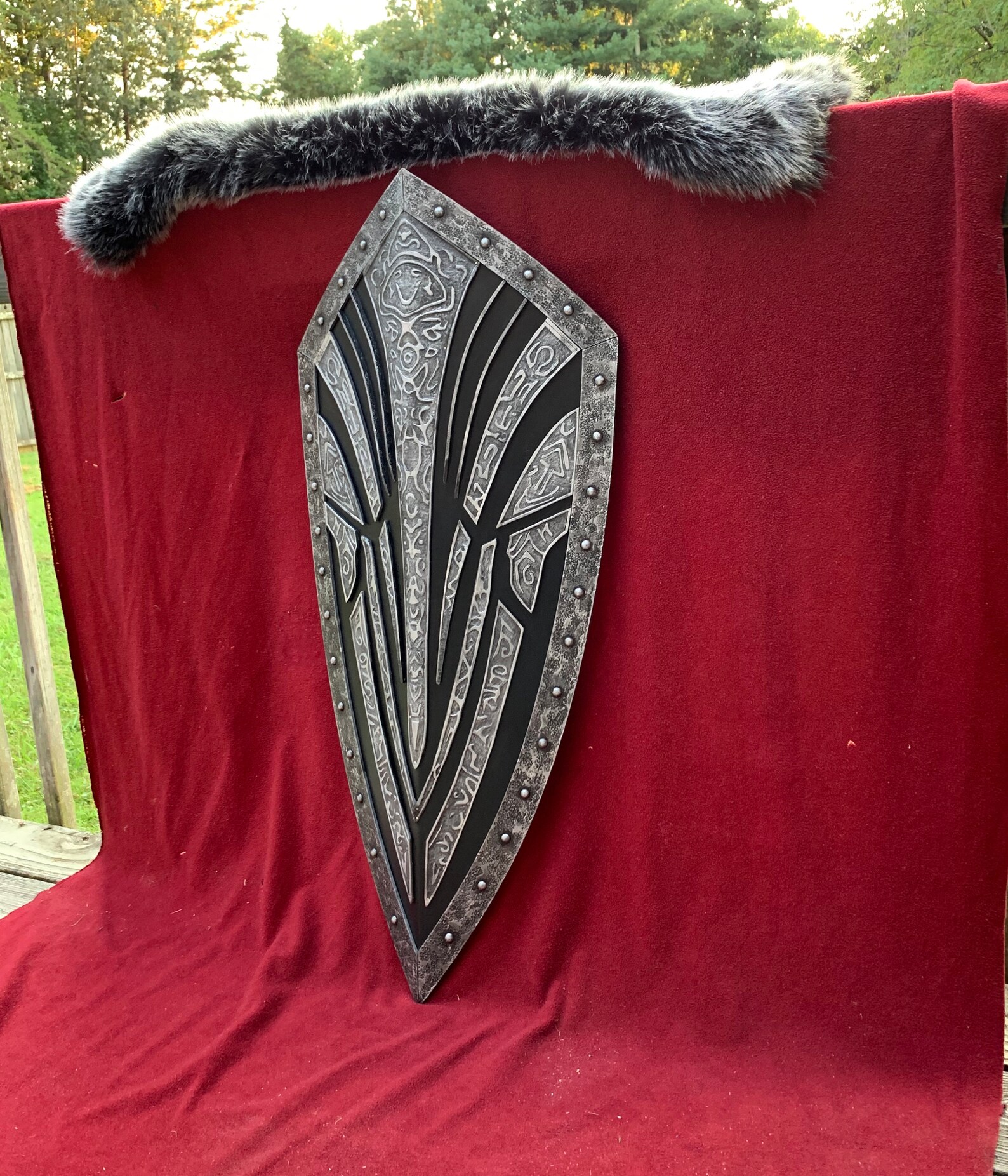 Black Knight Shield Cosplay LARP Display - Etsy