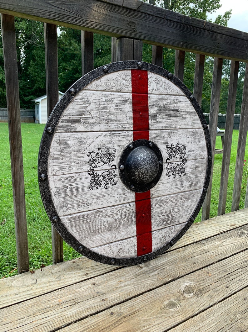 Tostigs Viking Shield With Belt Strap | Etsy
