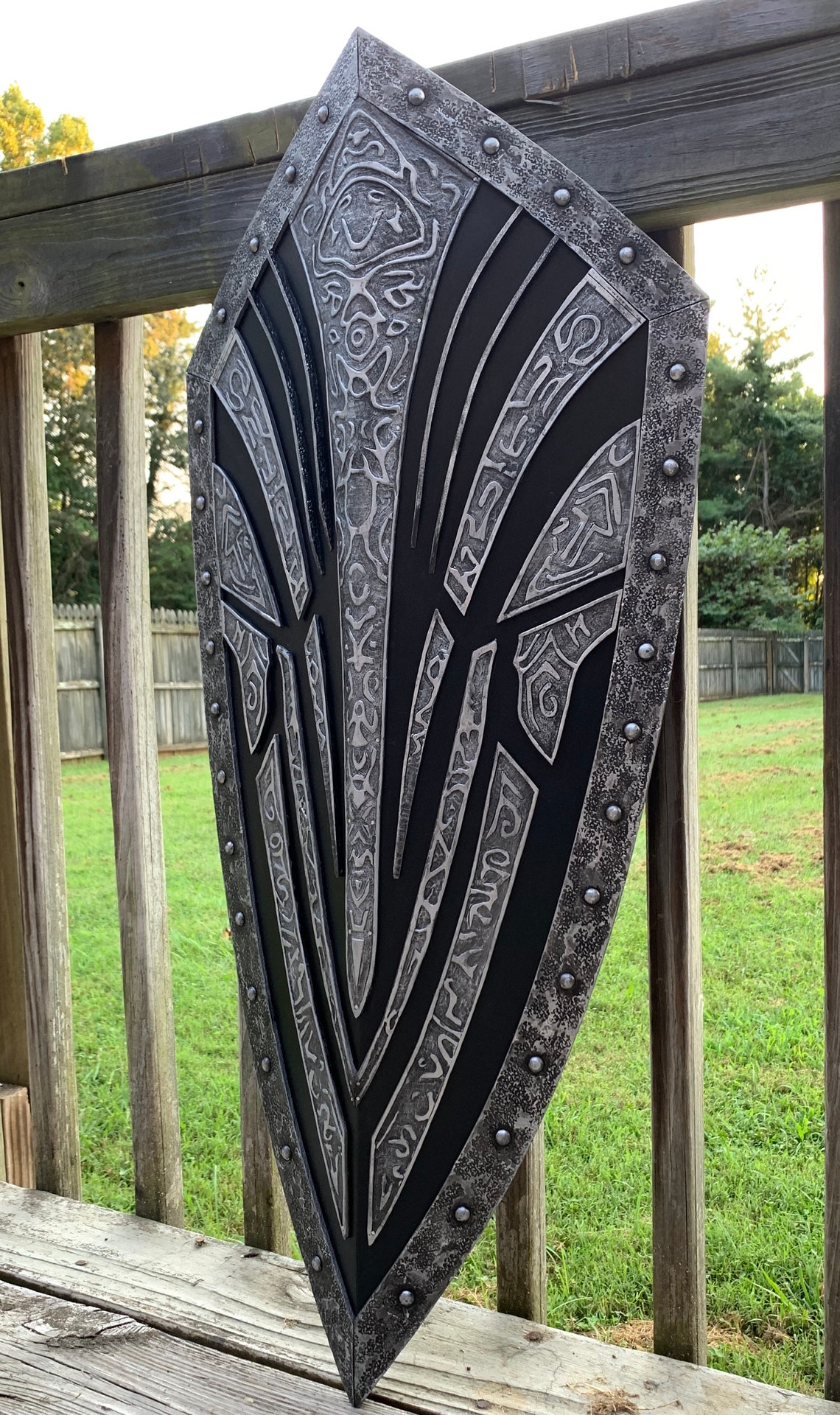 Black Knight Shield Cosplay LARP Display - Etsy