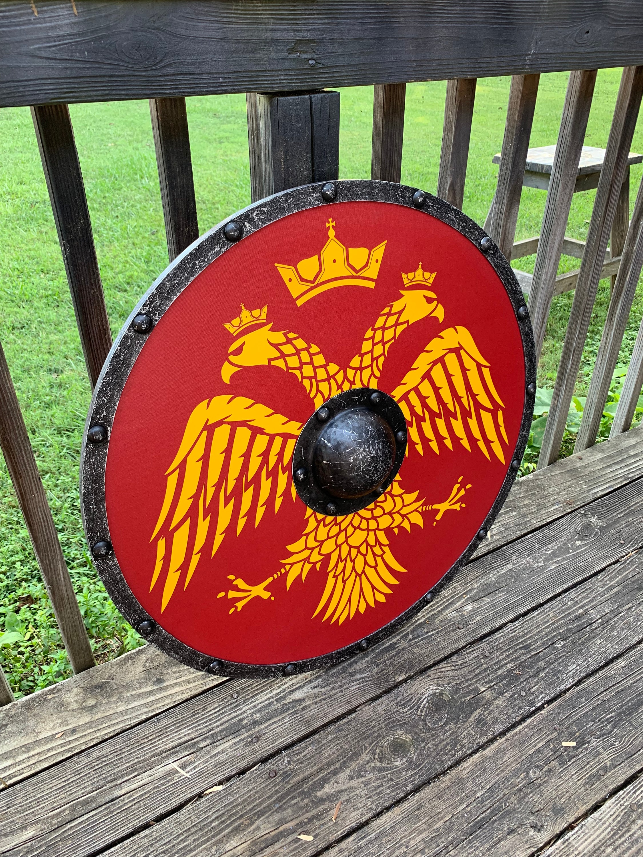 Byzantine Eagle Varangian Viking Shield - Etsy