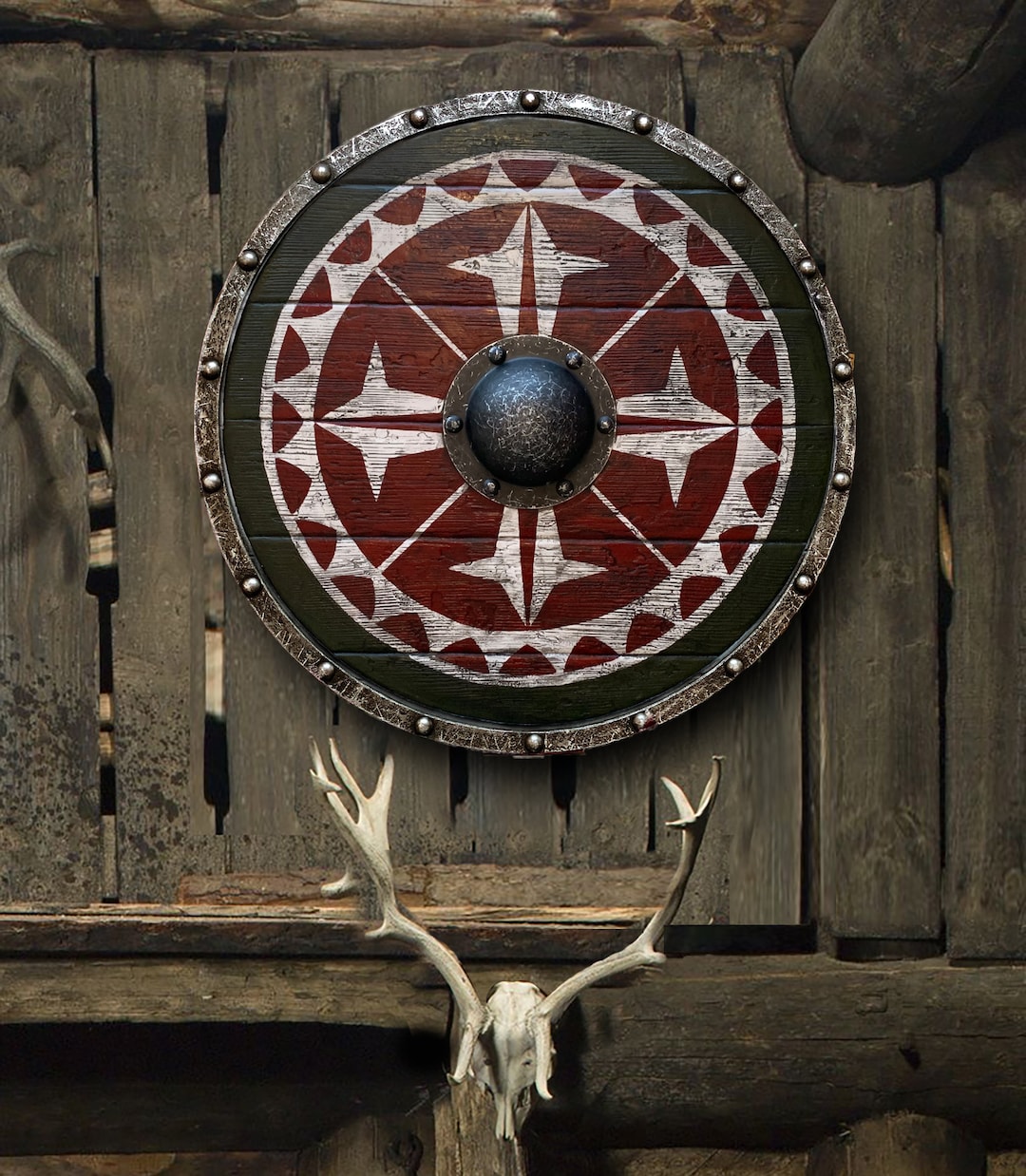Uhtred Last Kingdom Authentic Viking Shield - Etsy