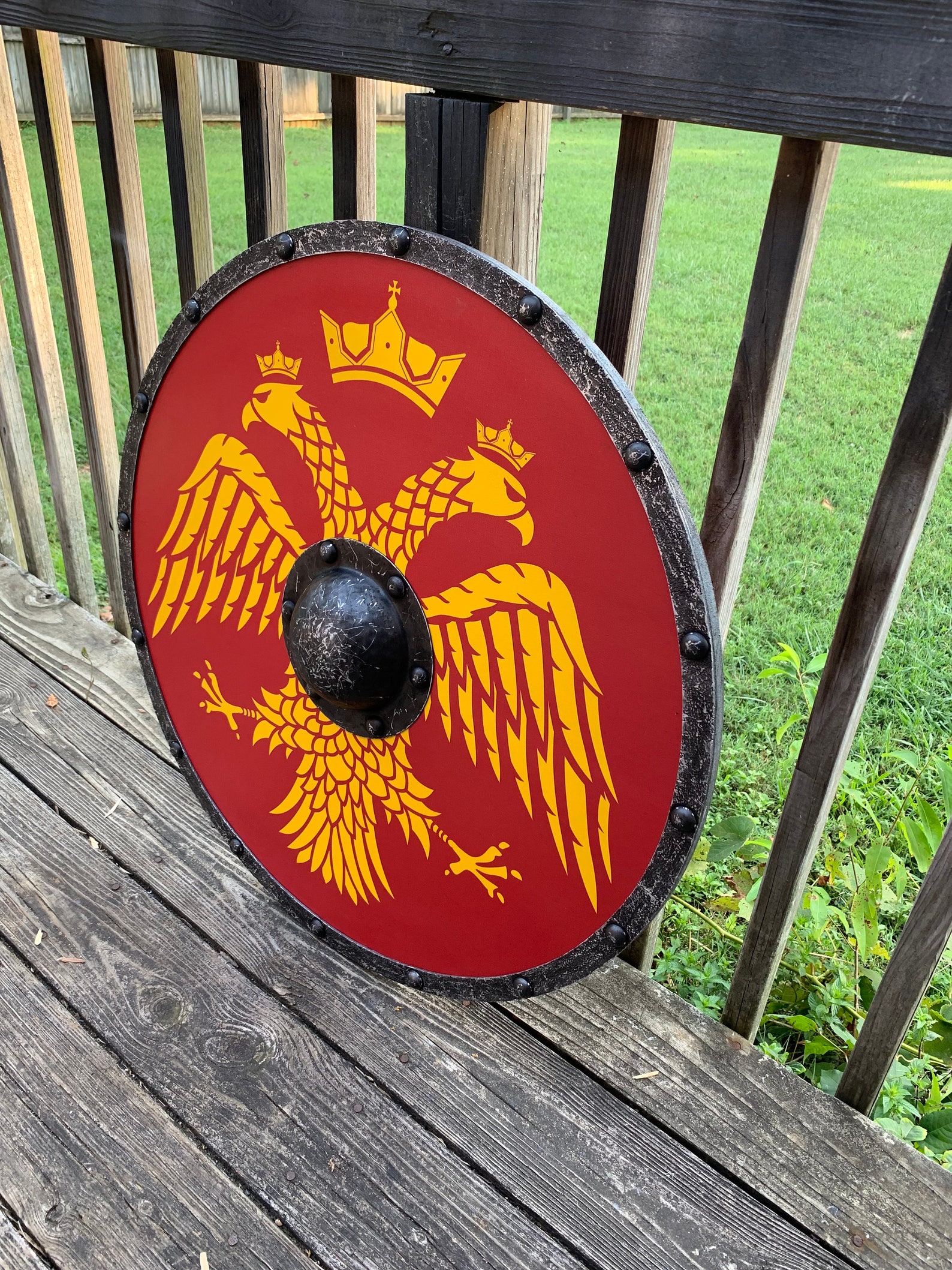 Byzantine Eagle Varangian Viking Shield | Etsy