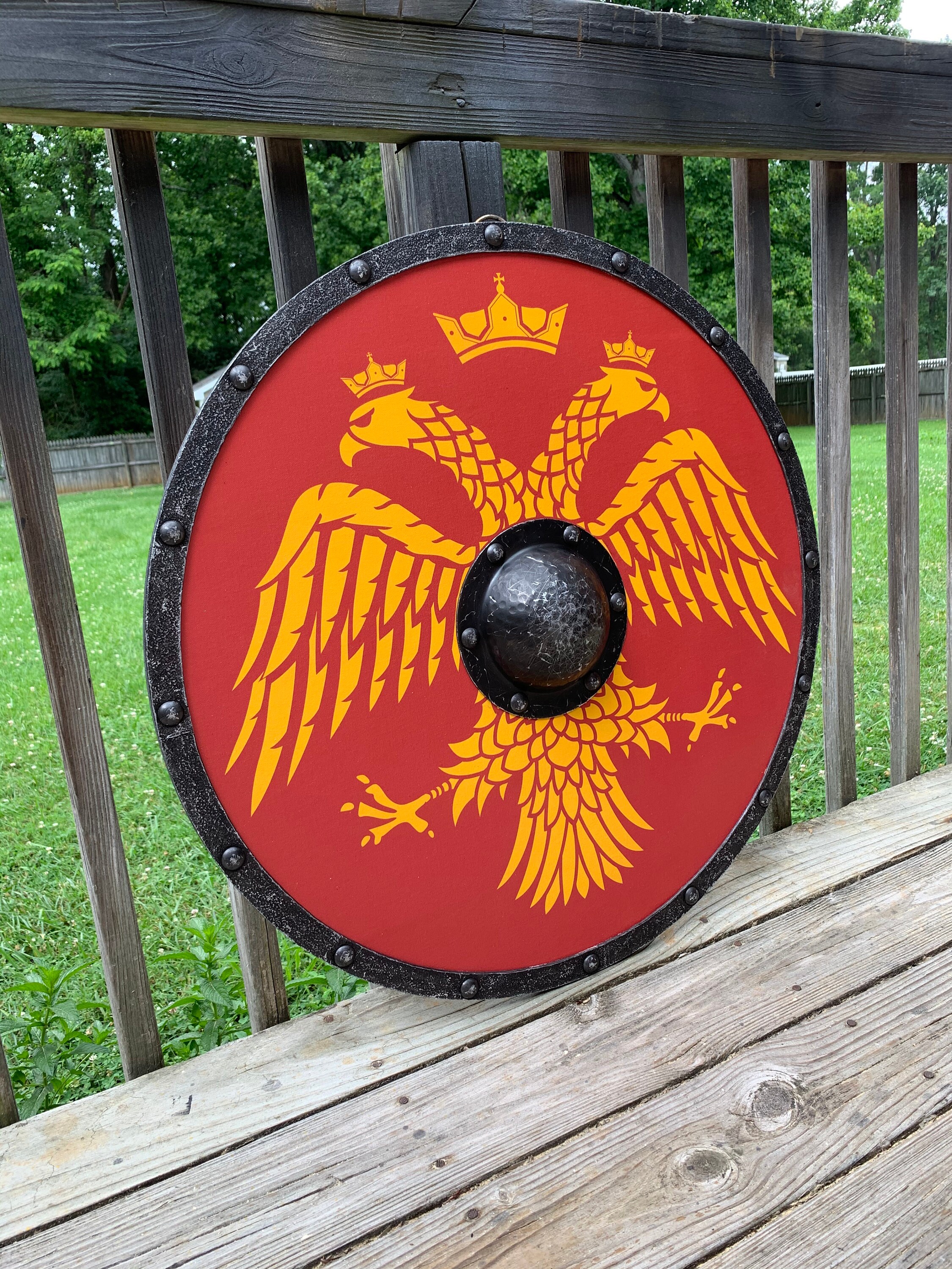 Byzantine Eagle Varangian Viking Shield - Etsy