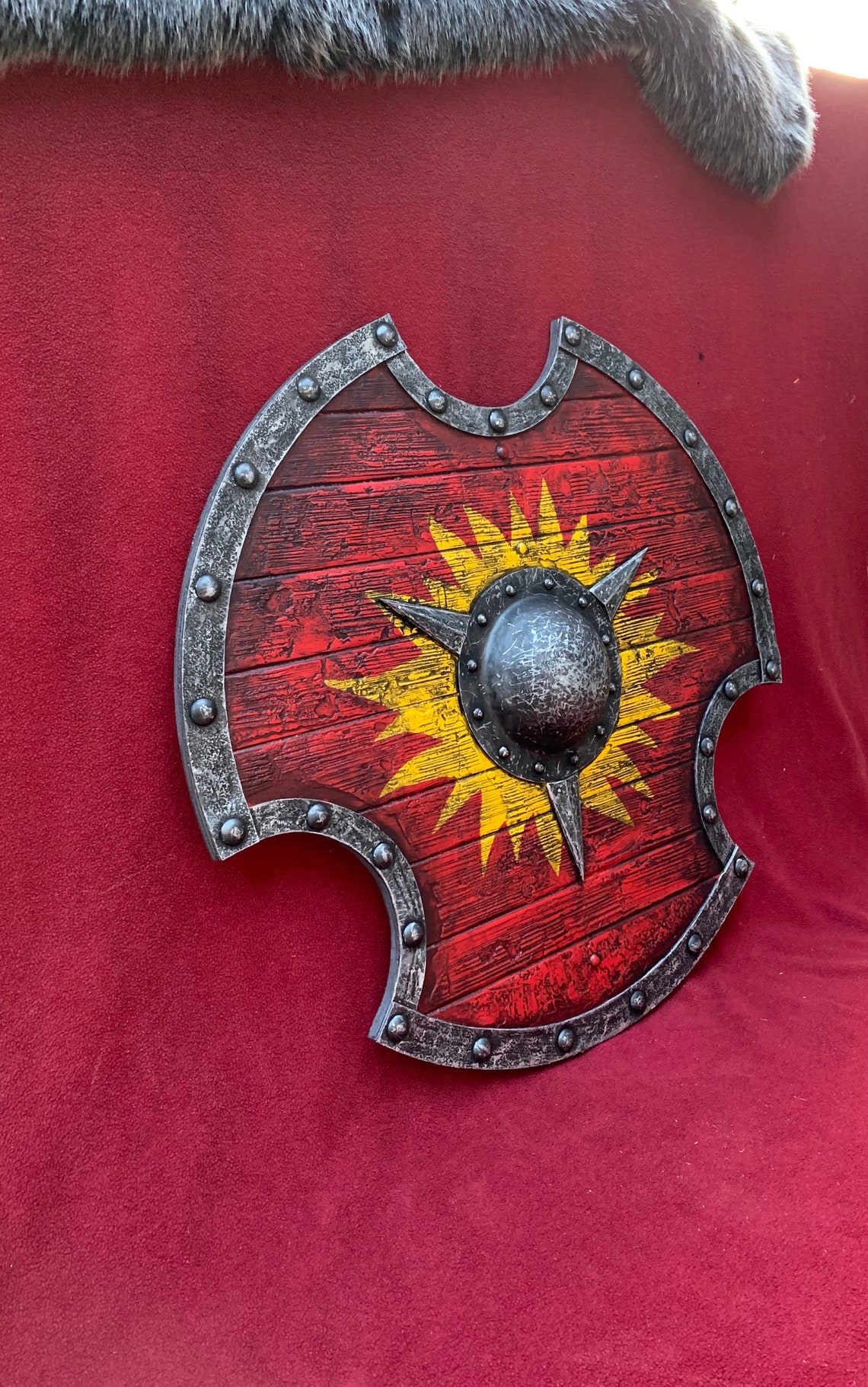 Valkyrie Authentic Viking Shield - Etsy
