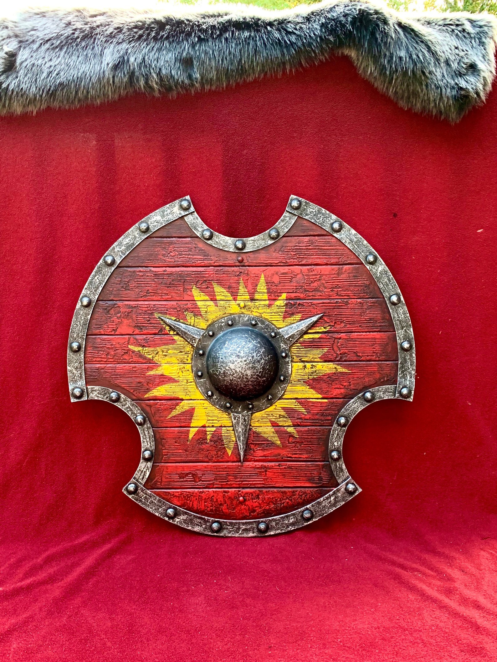 Valkyrie Authentic Viking Shield - Etsy