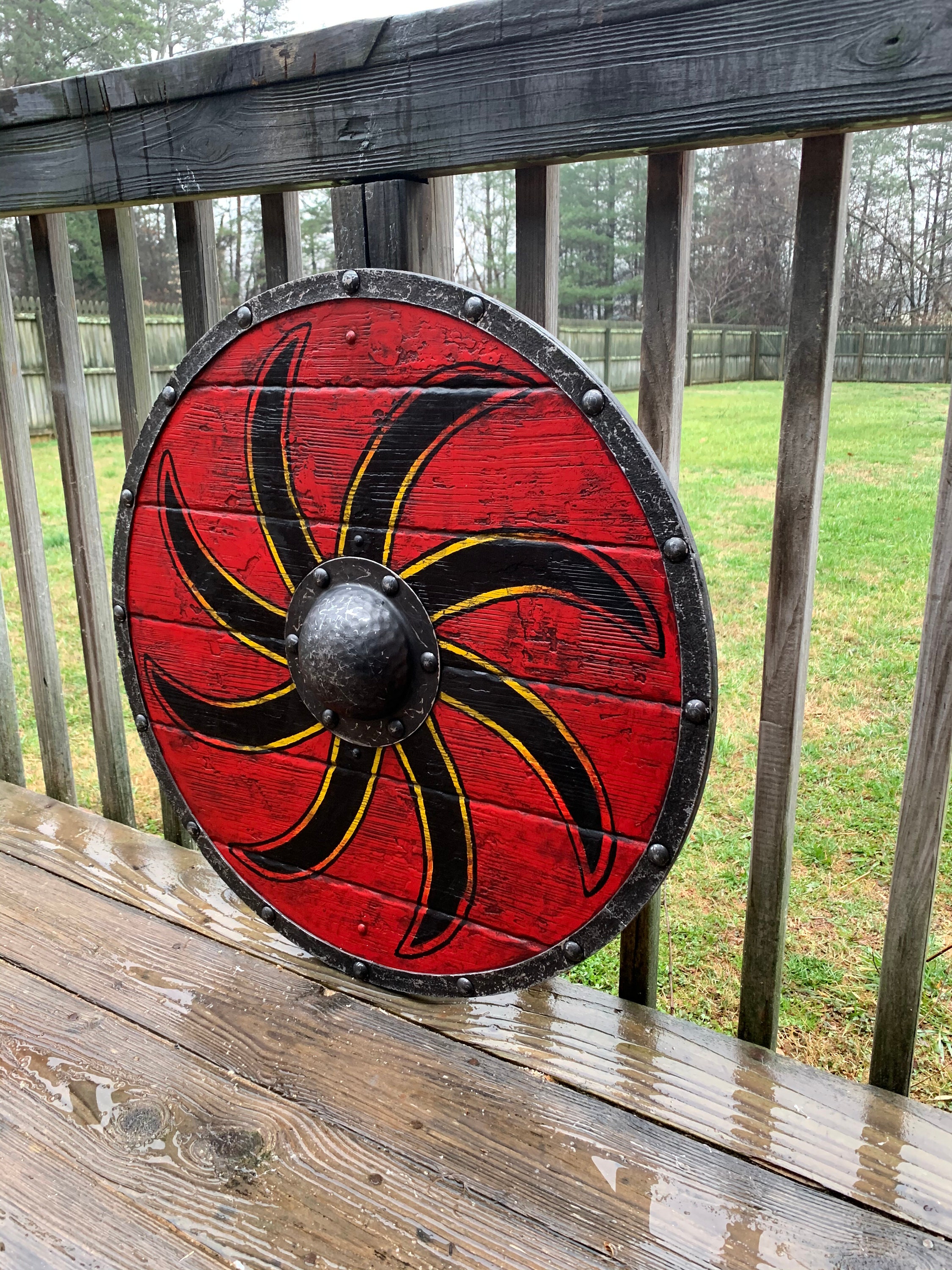 Ivar the Boneless Authentic Battleworn Viking Shield | Etsy