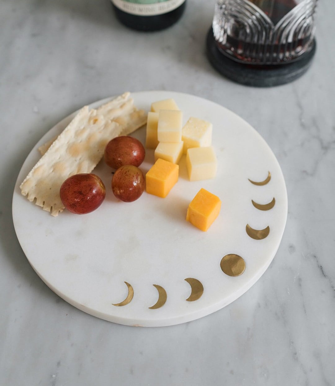 Marble Cheeseboard, Moon Phase Cheese Board, Cheese Tray, Charcuterie ...
