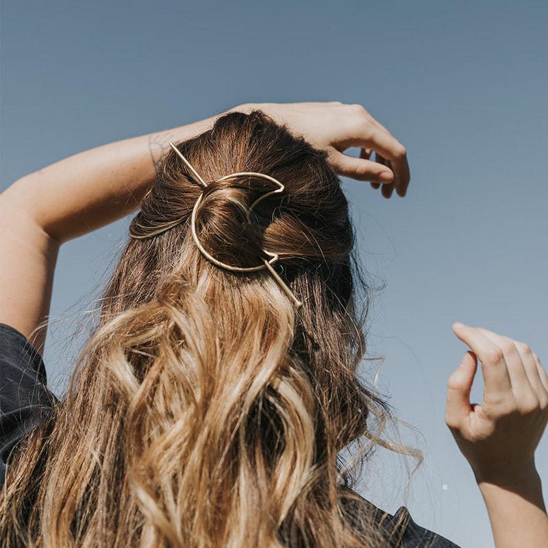 Hair Pin Bun Moon - Etsy