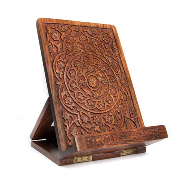 Carved Wood Stand - Etsy