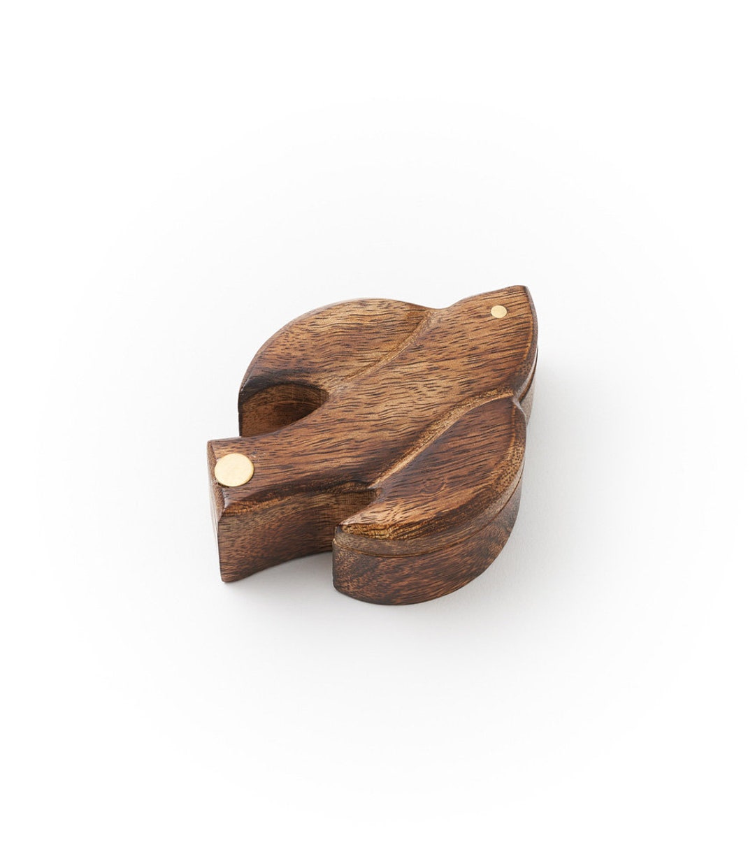 Flying Bird Wooden Stashbox, Salt Cellar With Lid, Wood Salt Box, Stash ...