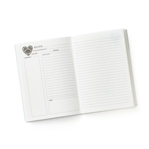 Blank Recipe Journal, Family Recipe Book, Cooking Journal, Recycled ...