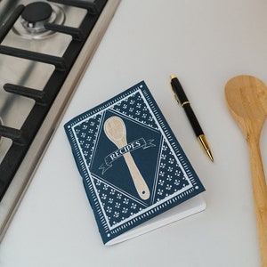 Blank Recipe Journal, Family Recipe Book, Cooking Journal, Recycled ...